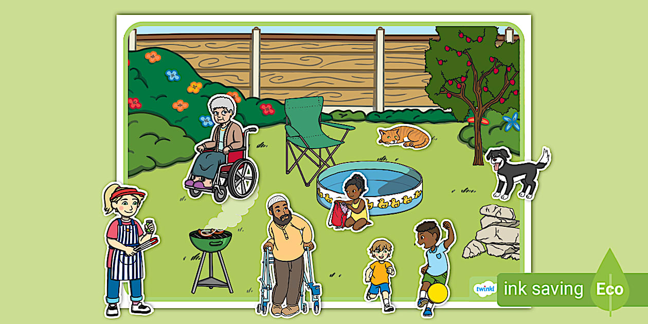 My Special People Activity Scene (teacher made) - Twinkl