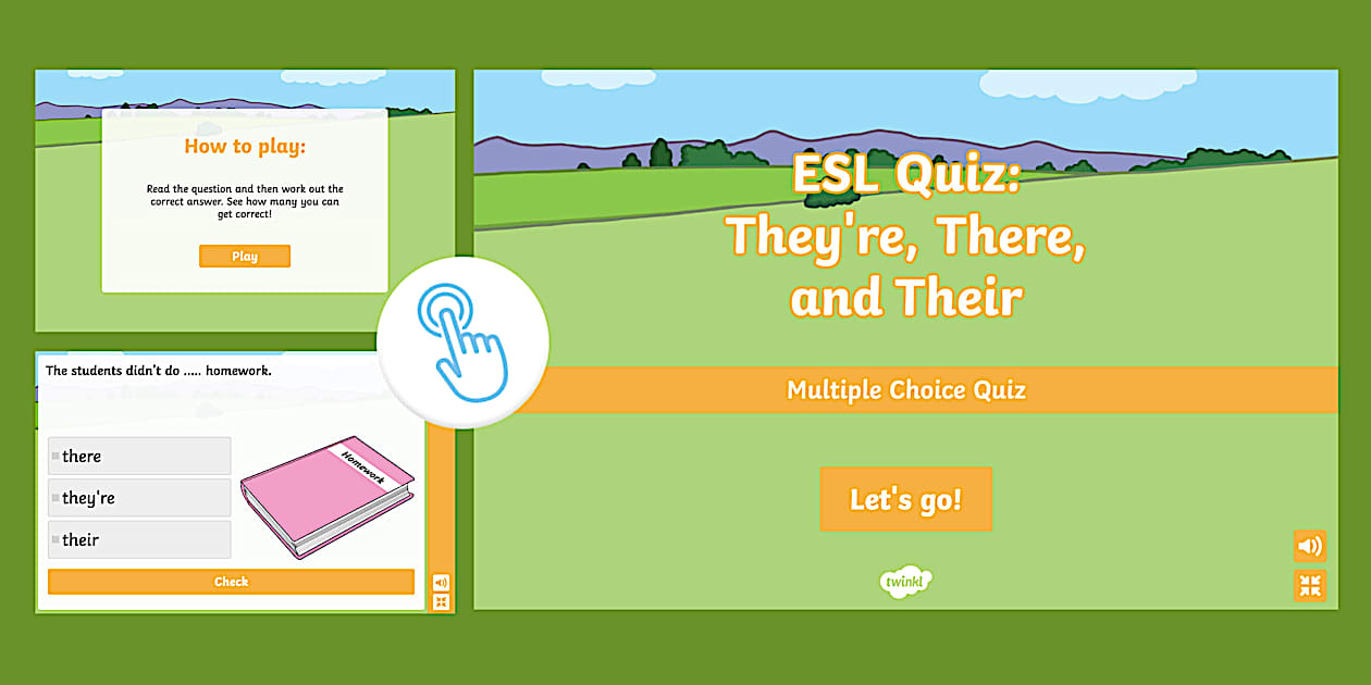 Quiz interattivo sugli omofoni in inglese (teacher made)