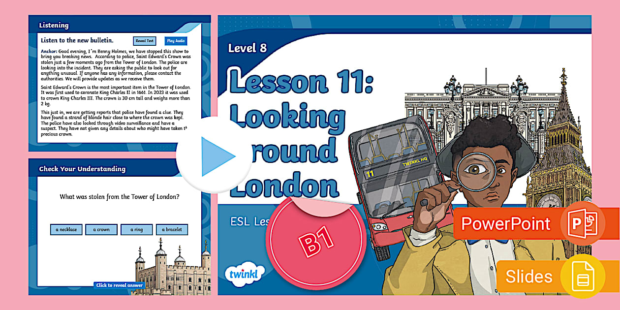 ESL Level 8 Lesson 11 with {Twinkl} - Twinkl