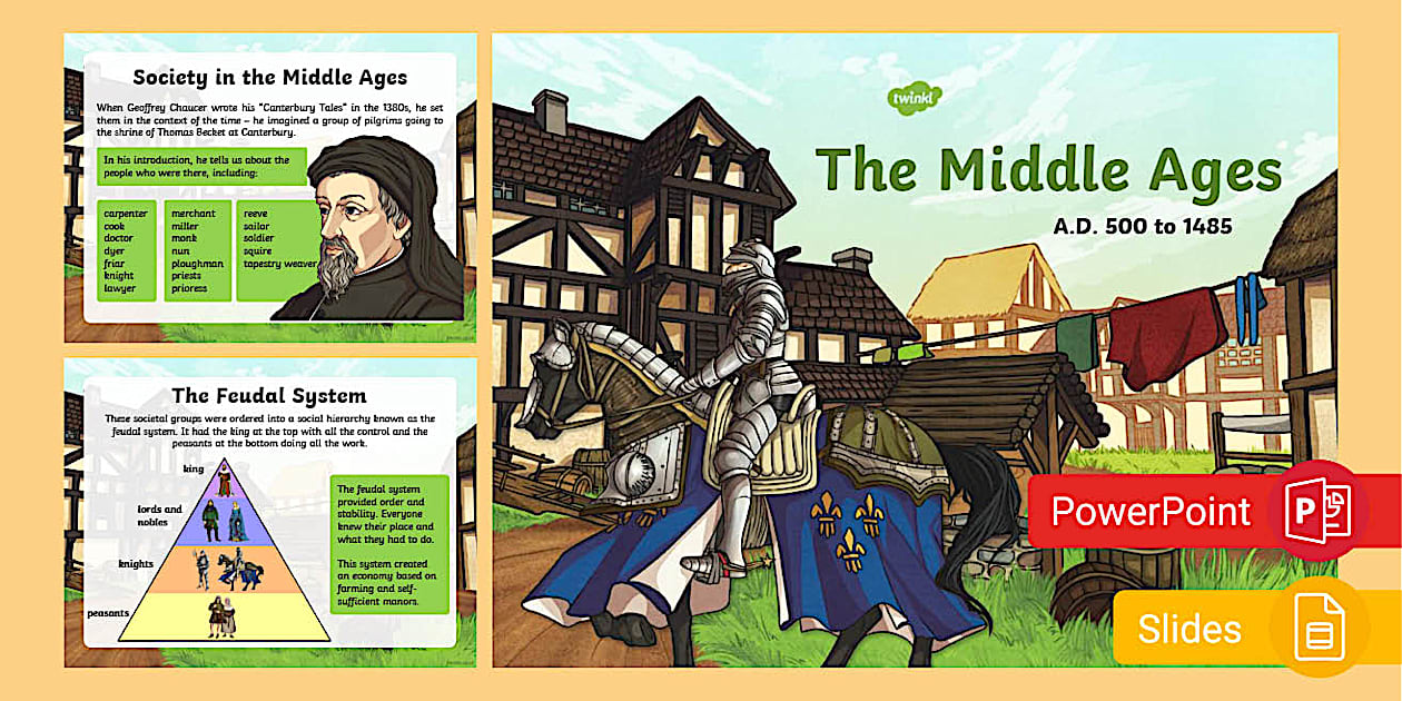 The Middle Ages PowerPoint & Google Slides for 3rd-5th Grade