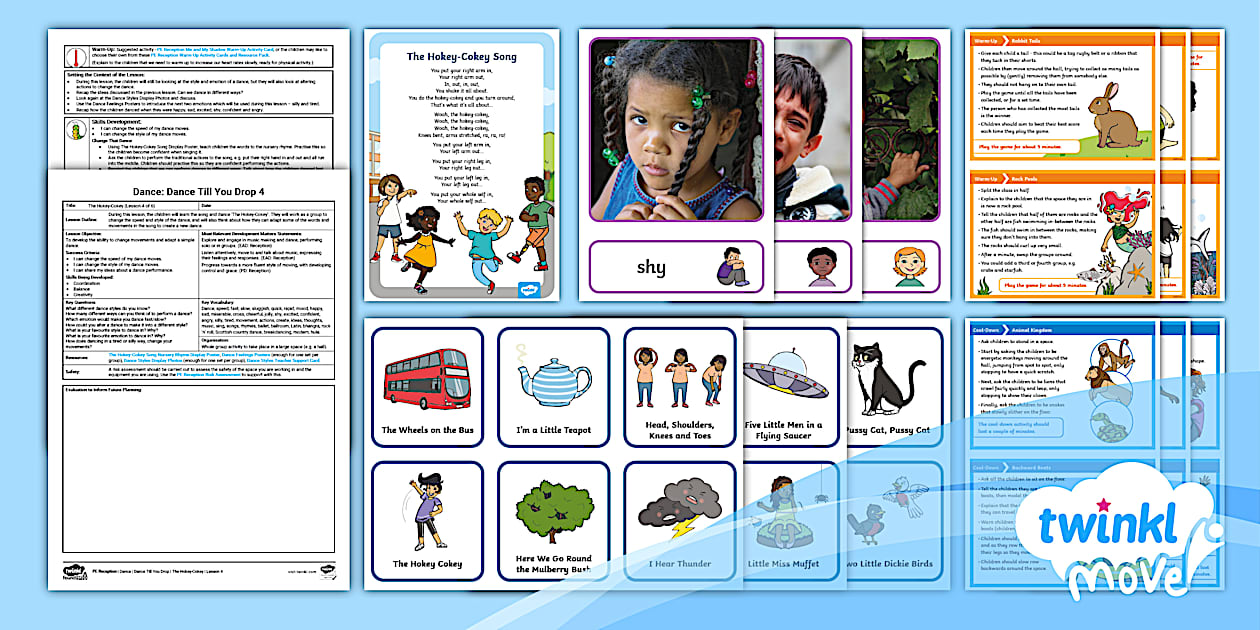 Twinkl Move PE Dance Plan I The Hokey-Cokey I Reception