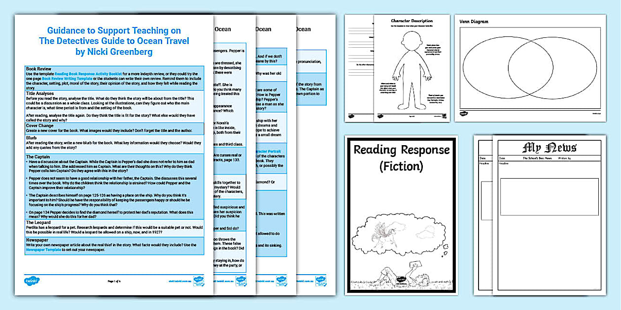 Lesson ideas Support The Detectives Guide to Ocean Travel