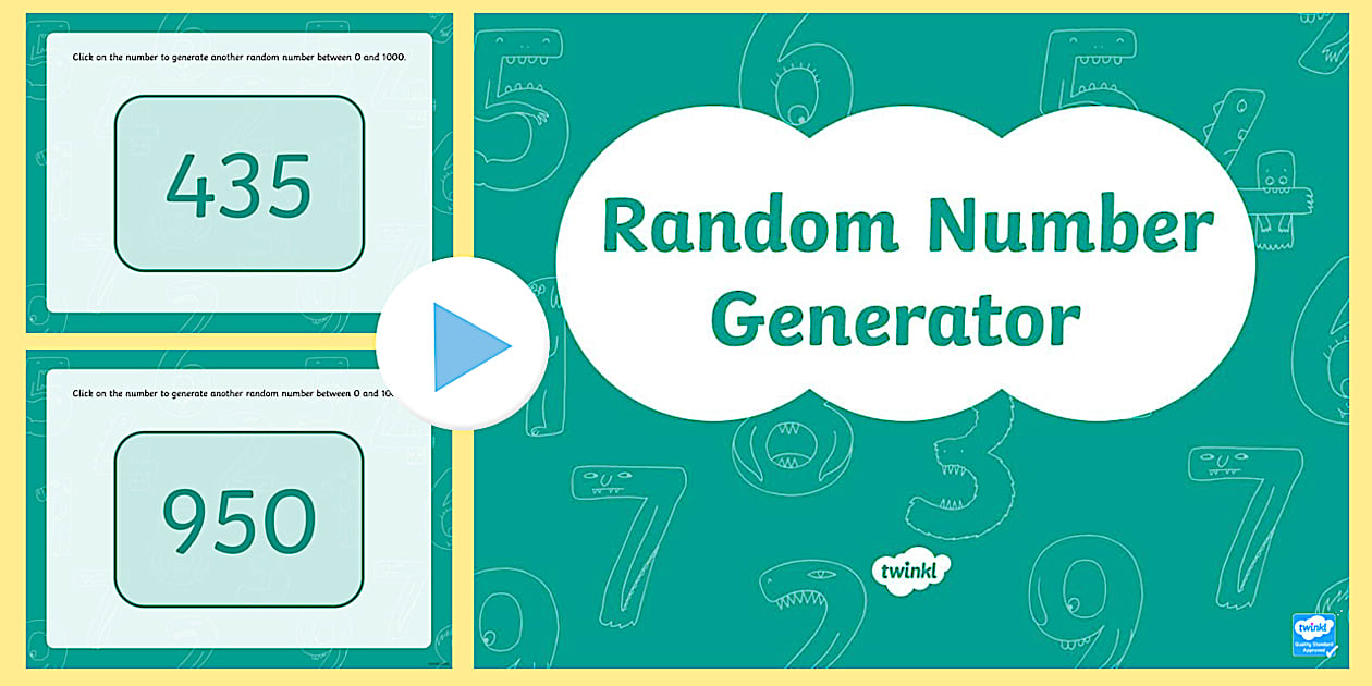 Classroom Random Number Generator - Powerpoint - 0-1000