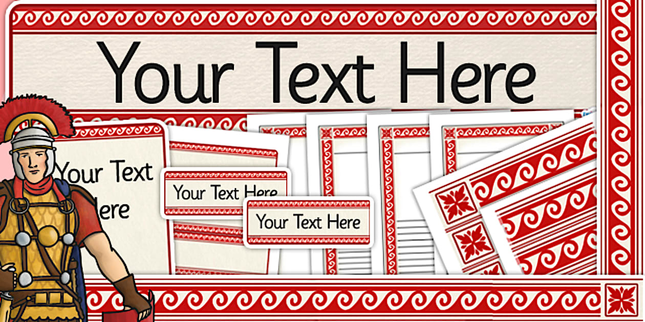 The Romans Themed Editable Display Pack - Twinkl