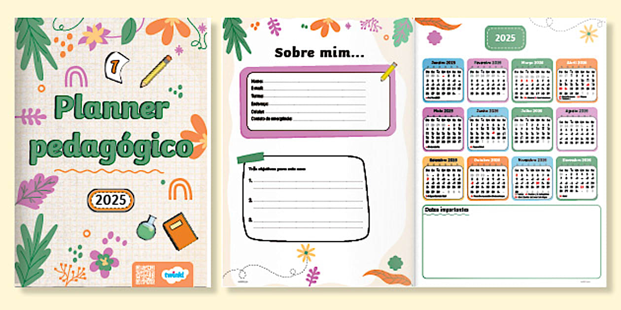 Planner pedagógico - 2025 (Hecho por educadores) - Twinkl