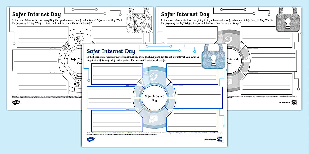 Safer Internet Day Mind Map - Twinkl Mind Map - Twinkl