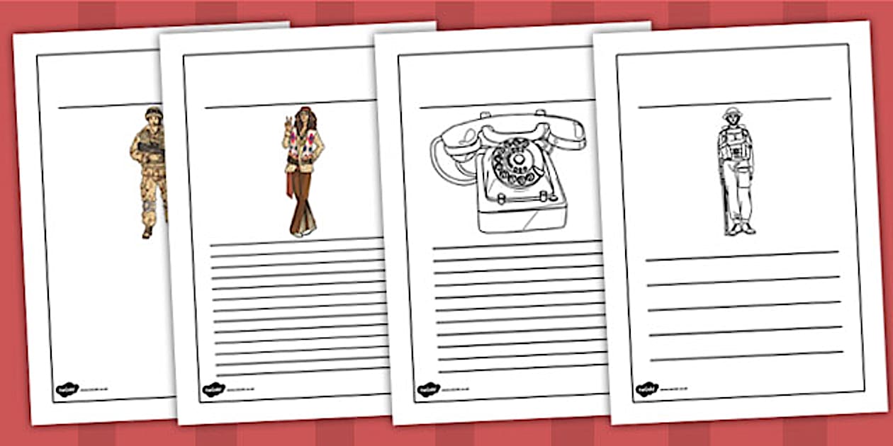 Black and White Britain Since 1930 Writing Frames - Twinkl