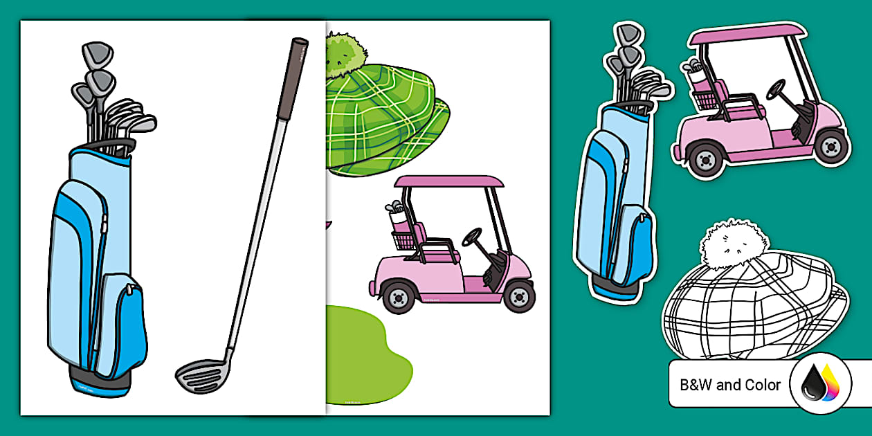 Learning Is a “Par-Tee”! Golf Theme Cutouts - Twinkl