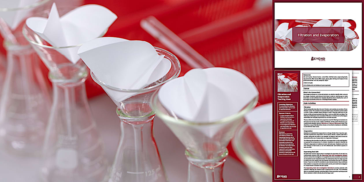 Filtration and Evaporation Lesson Pack | Science | Beyond