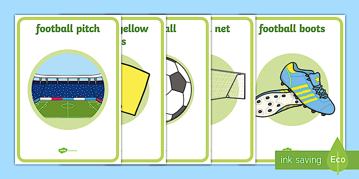 Football Topic Display Posters (A4) (teacher made) - Twinkl
