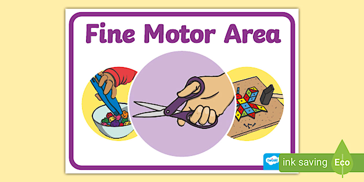 👉 Fine Motor Skills Poster | Classroom Areas | Twinkl