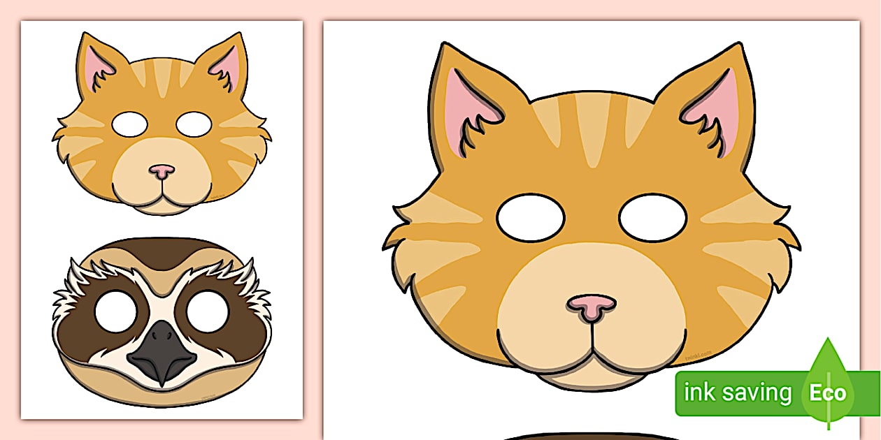The Owl and the Pussycat Masks (teacher made) - Twinkl