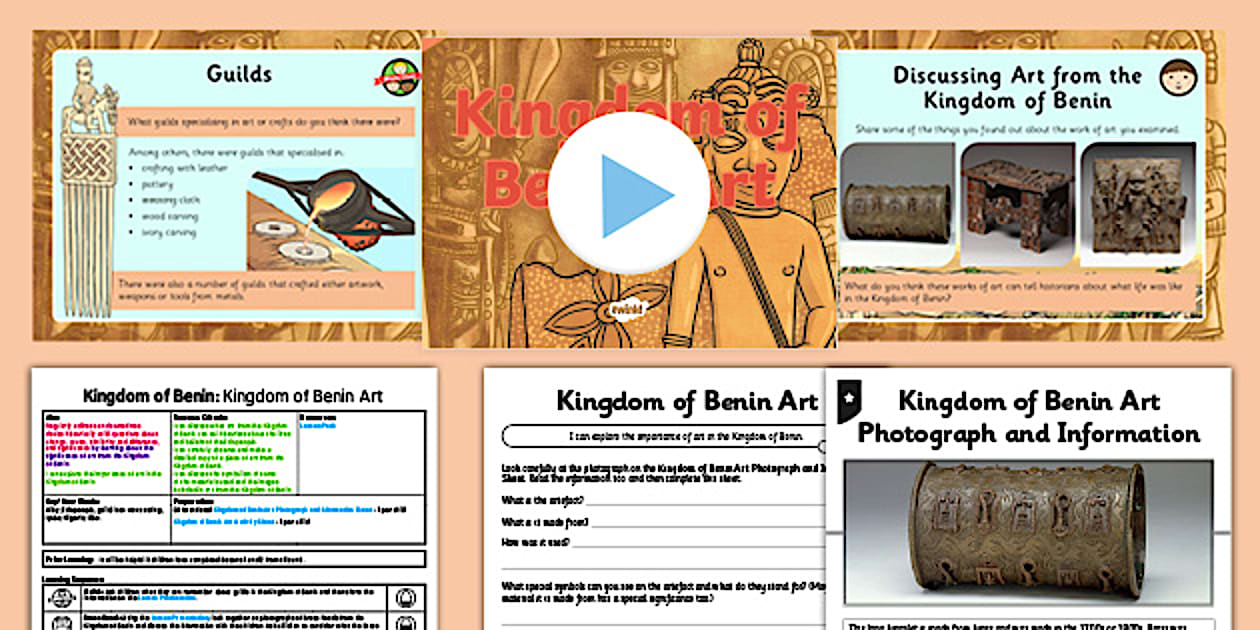 History: Benin: Benin Art UKS2 Lesson Pack 3 (teacher made)
