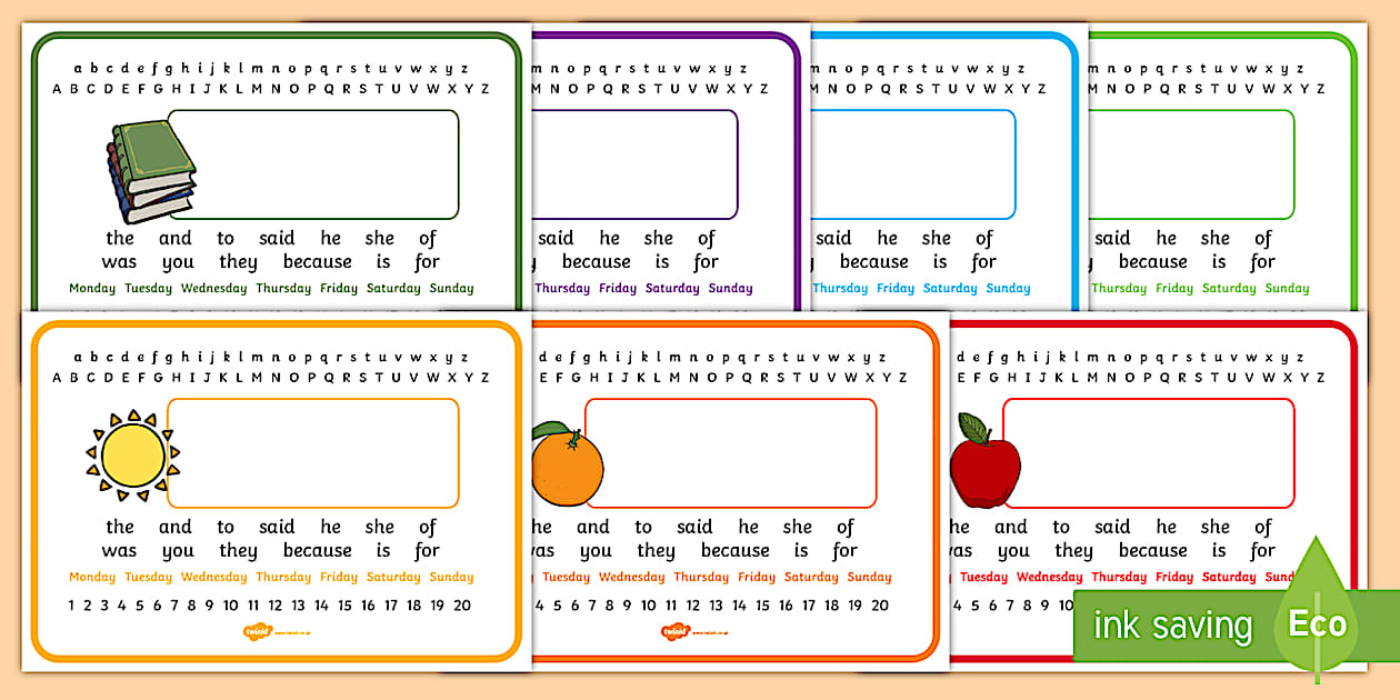 👉 Keywords Placemats Editable (teacher made) - Twinkl