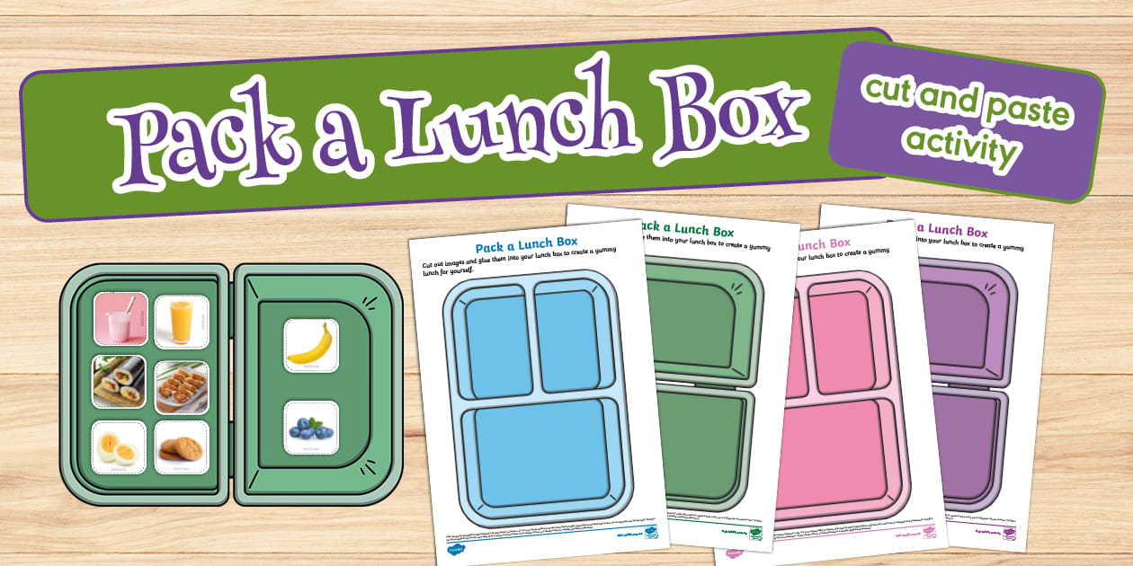 Pack a Lunch Box Activity