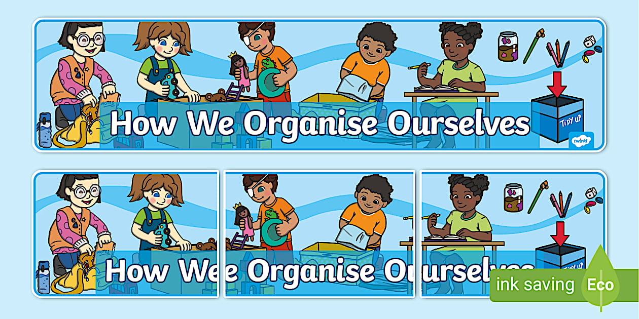 How We Organise Ourselves Display Banner (teacher made)