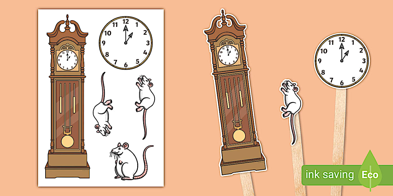 Hickory Dickory Dock | Nursery Rhyme Resources - Twinkl
