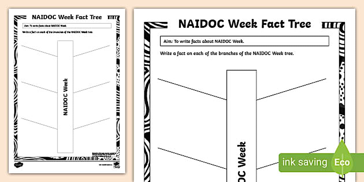 NAIDOC Week Fact Tree Worksheet | Australian Resources