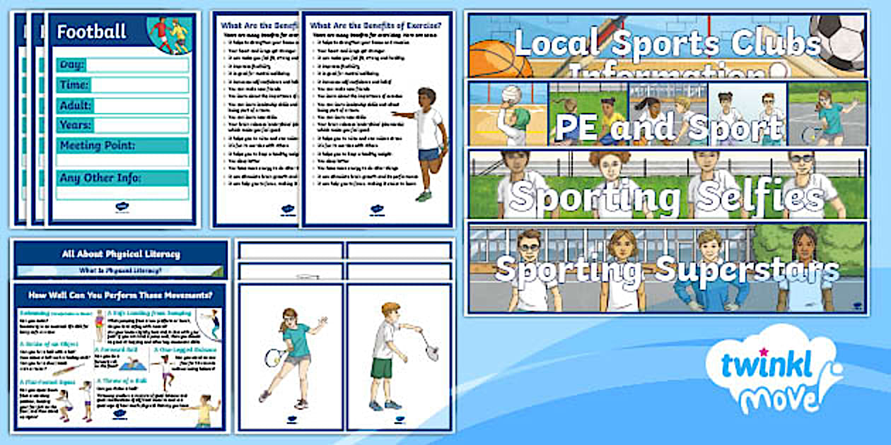 Pack PE - Display Resources - Twinkl Move - Primary PE