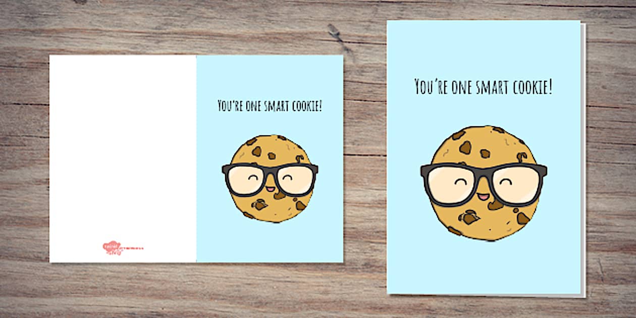 One Smart Cookie Card | Twinkl Party (teacher made) - Twinkl