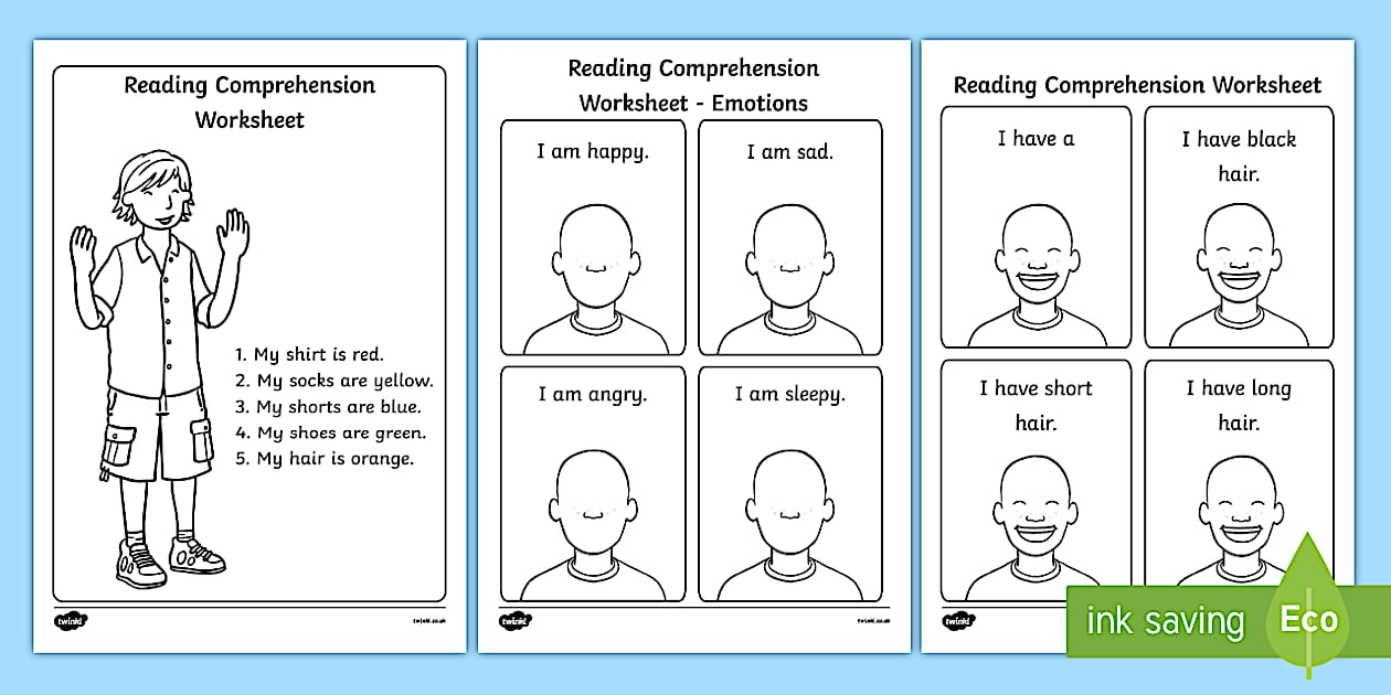 Reading-Comprehension Worksheets for Year 1-2 | Twinkl