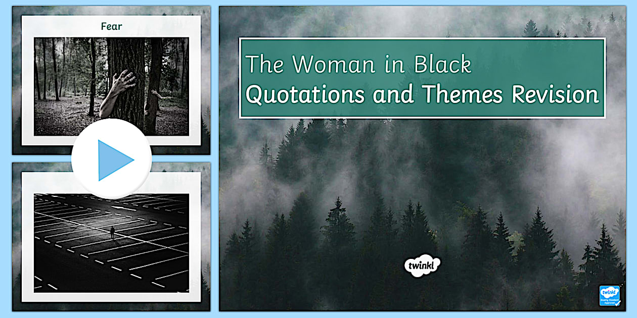GCSE Quotations/Themes Revision Starter to Support Teaching on The Woman in