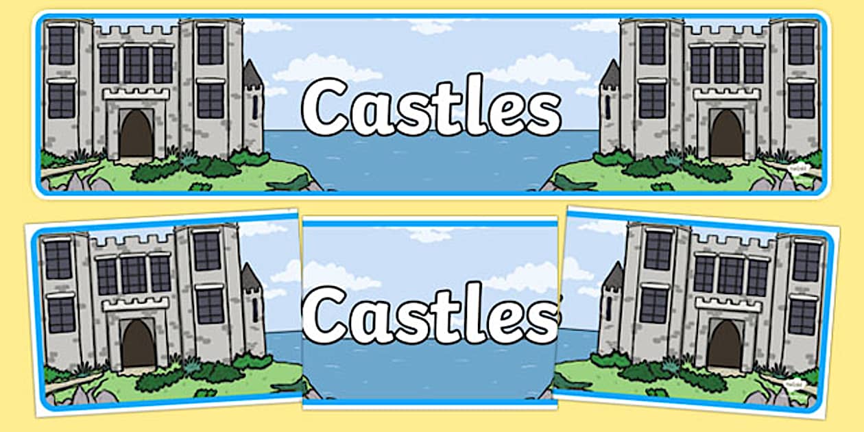 Castles Display Banner (Teacher-Made) - Twinkl