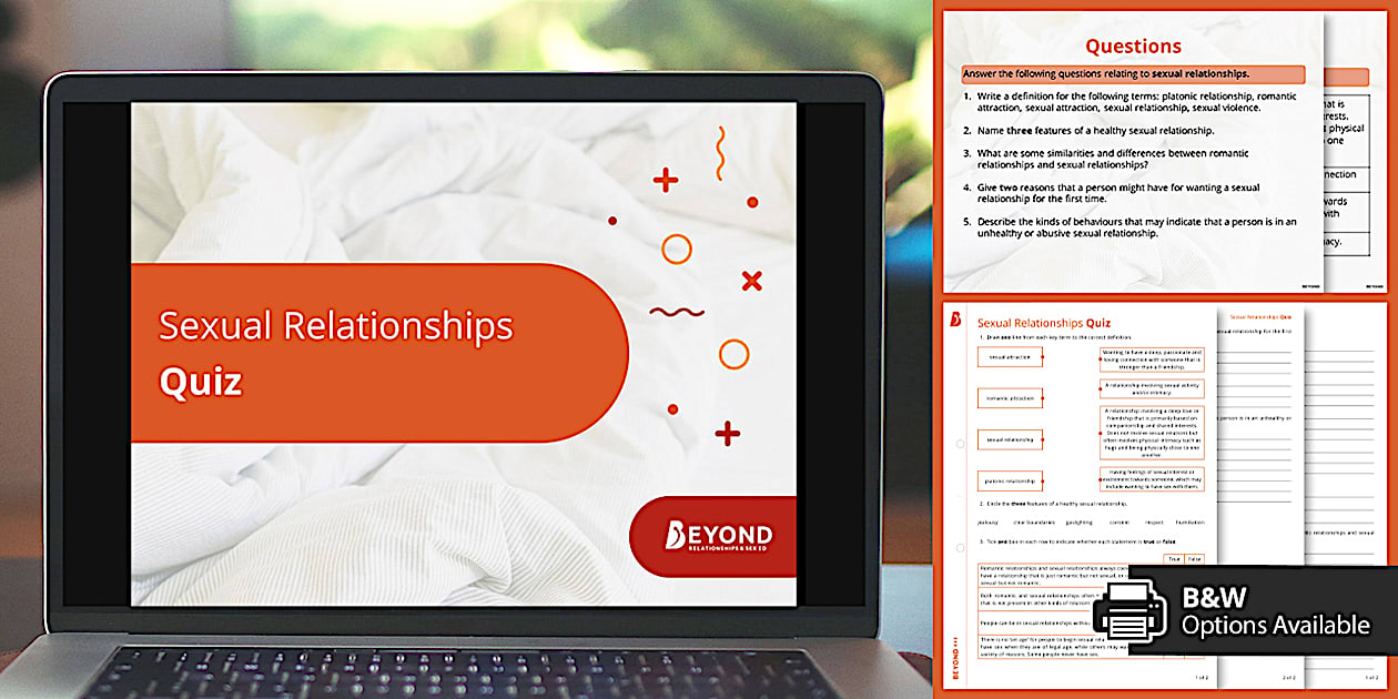 Sexual Relationships Quiz (Teacher-Made) - Twinkl