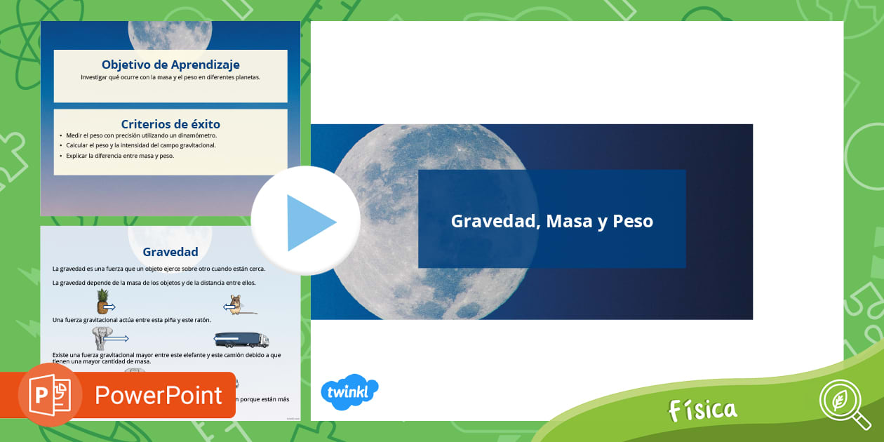 Gravedad | Peso | Masa | Física | OA 7 | 7° Básico | Fuerza