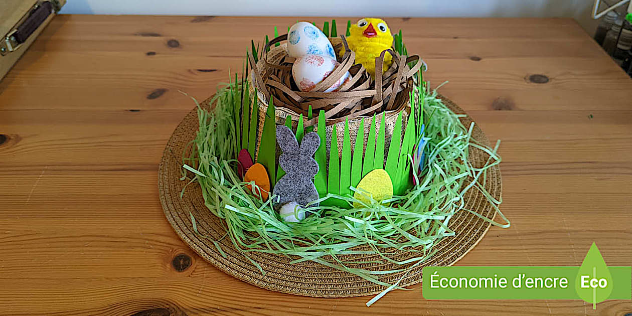 Travaux manuels : chapeau de Pâques festif (teacher made)