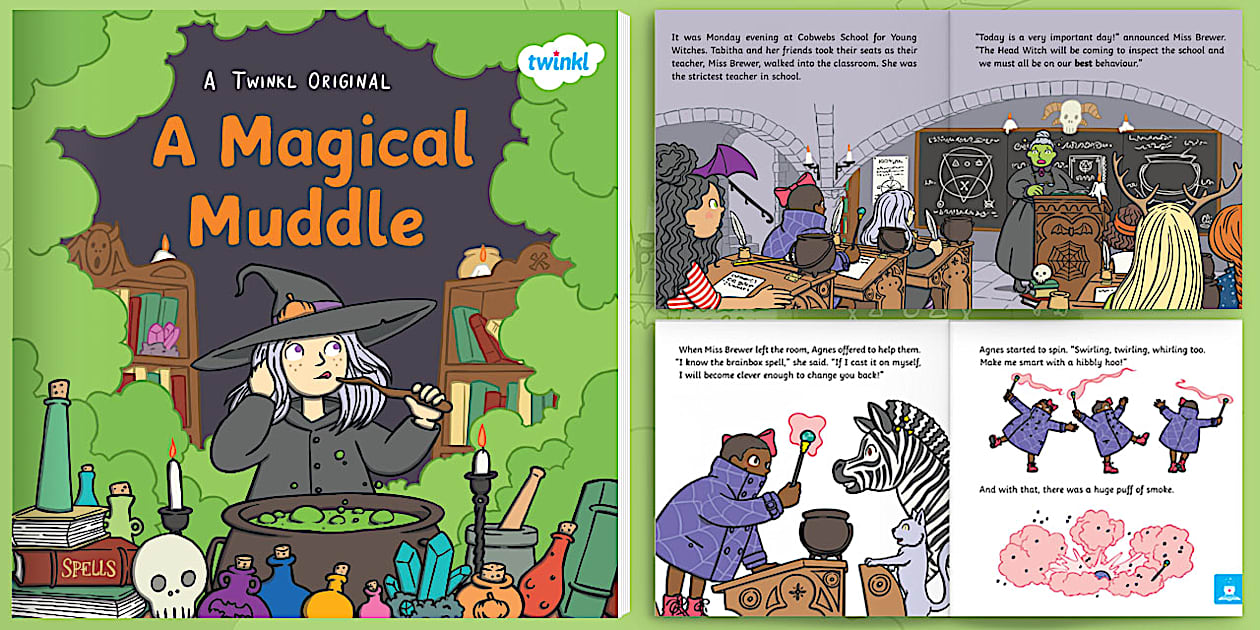 A Magical Muddle | Halloween Story (teacher made) - Twinkl