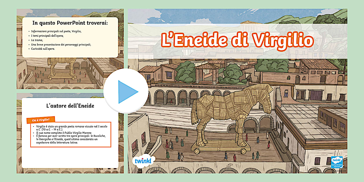 L'Eneide: PowerPoint (Teacher-Made) - Twinkl