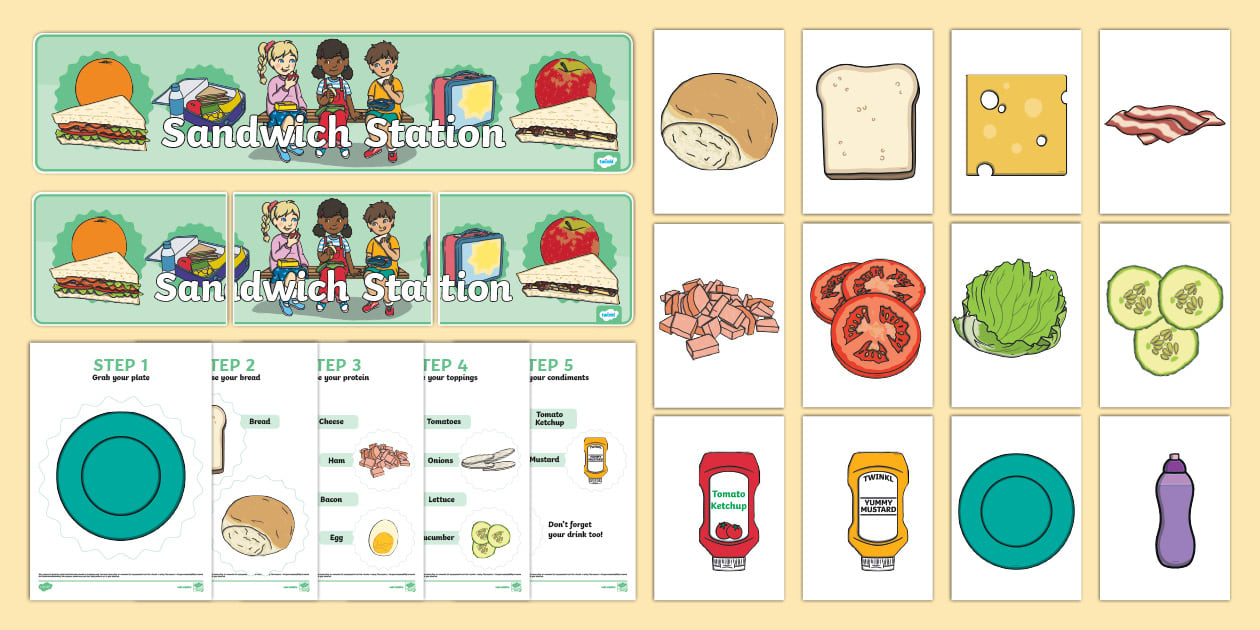 Sandwich Station Role-Play Display Pack