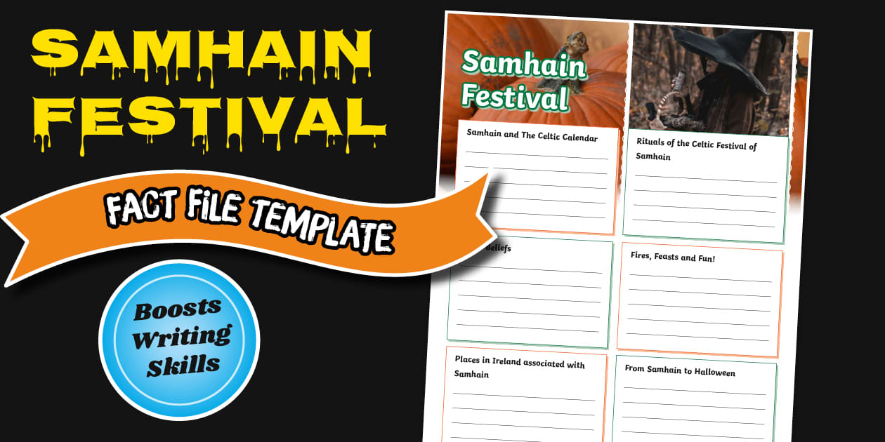 Samhain Festival Fact File Template