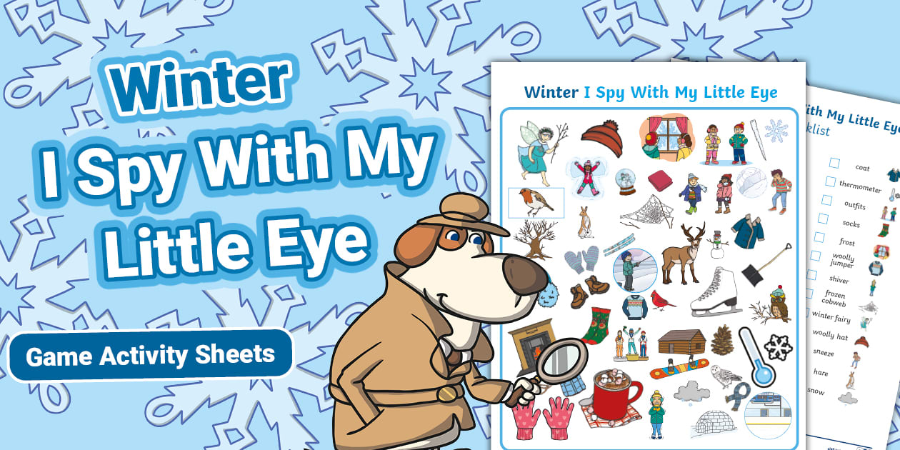 Winter I Spy With My Little Eye Activity