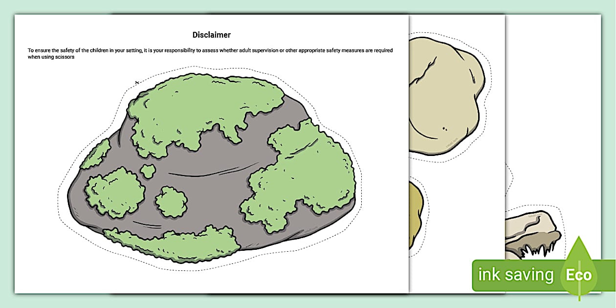Rocks Display Cutouts (teacher made) - Twinkl