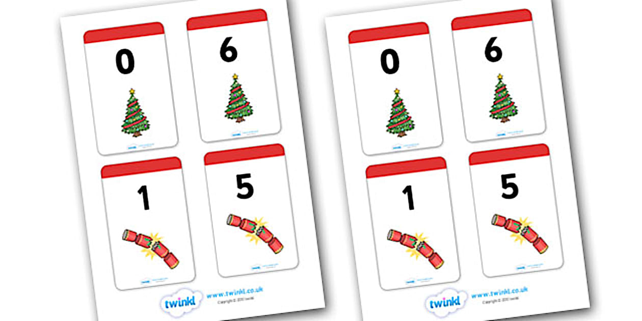 Christmas Themed Number Bonds to 6 Matching Cards - christmas