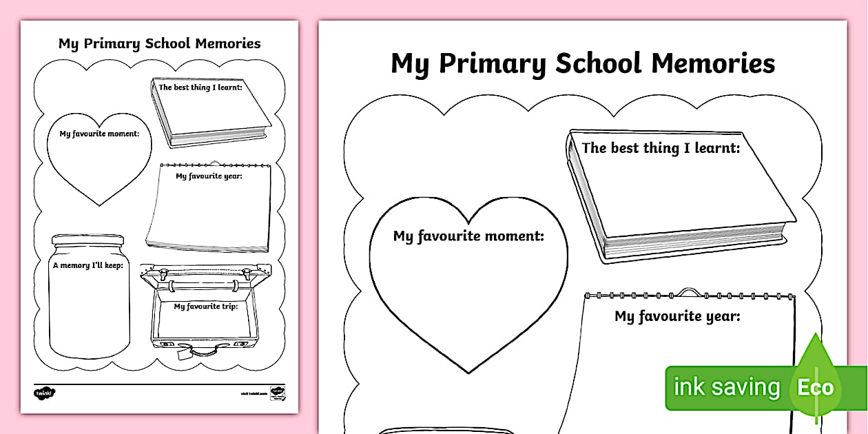 My Primary School Memories,Year Six Leavers,memory - Twinkl