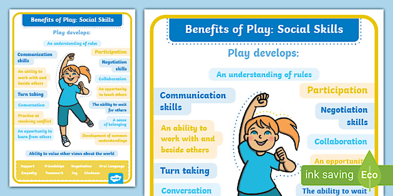 Benefits of Play: Social Skills (teacher made) - Twinkl
