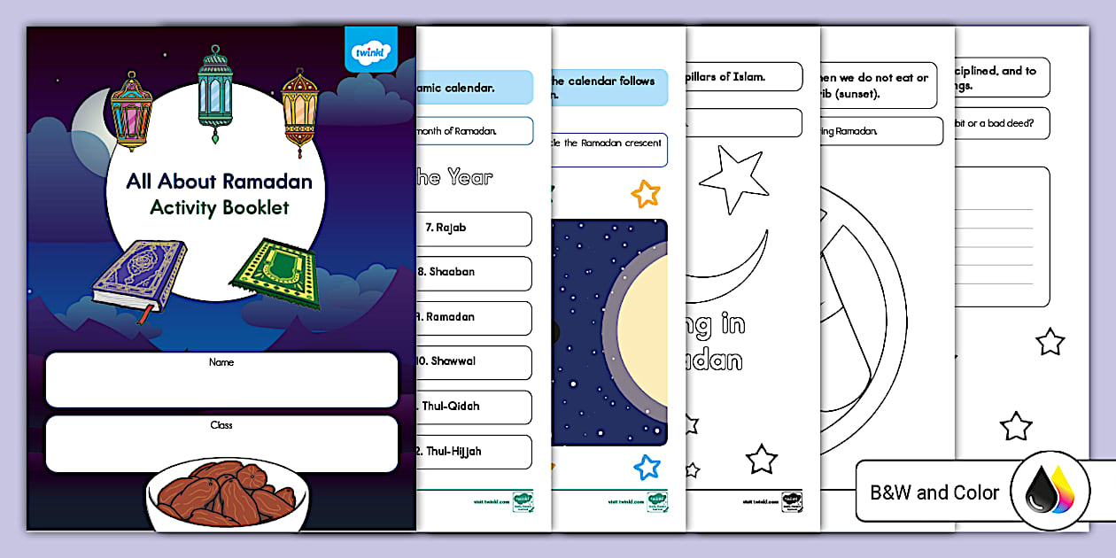 Ramadan Activity Book for K-2nd Grade | Twinkl USA - Twinkl