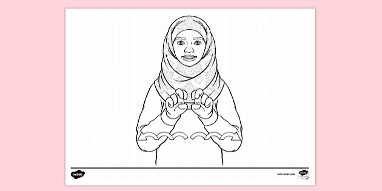 BSL Child History Castle Colouring | Colouring Sheets