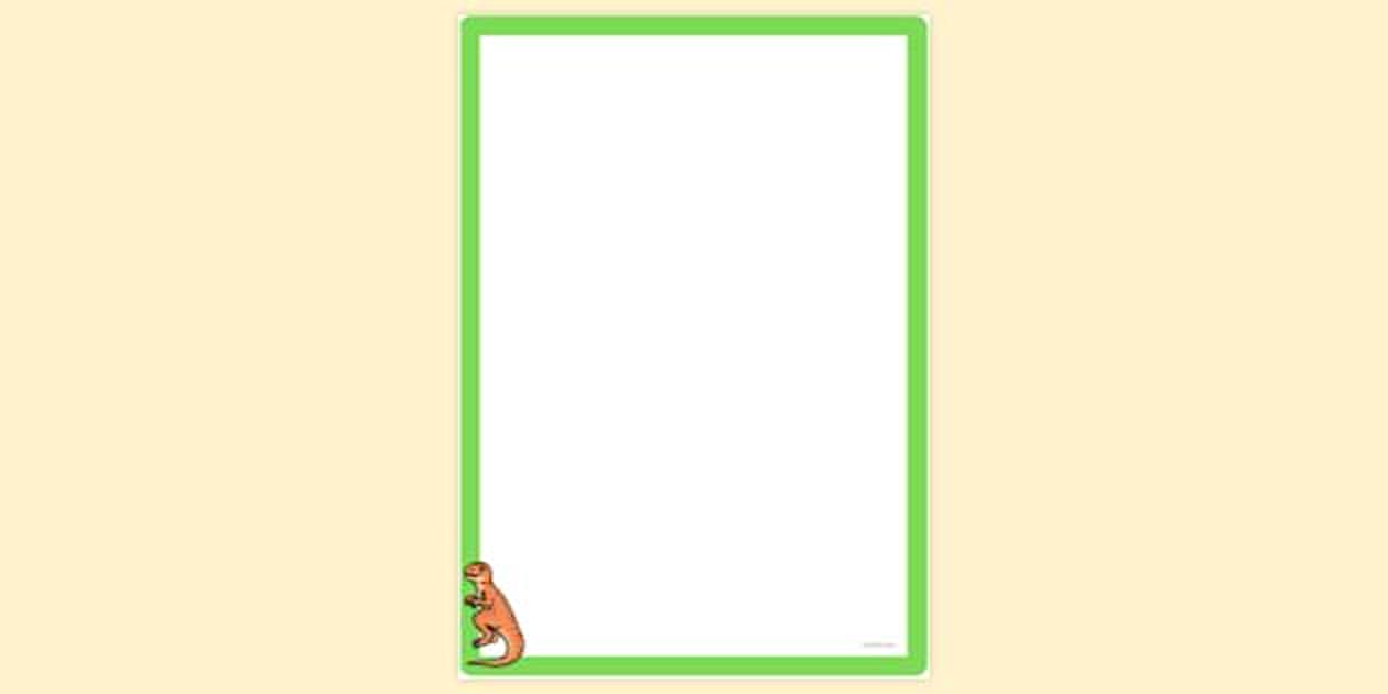 Baby Dinosaur Page Border | Page Borders | Twinkl - Twinkl