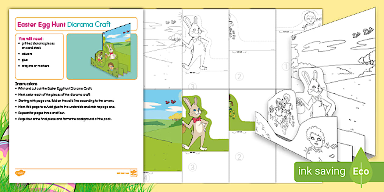 Easter Diorama Craft | Printables | Twinkl USA - Twinkl