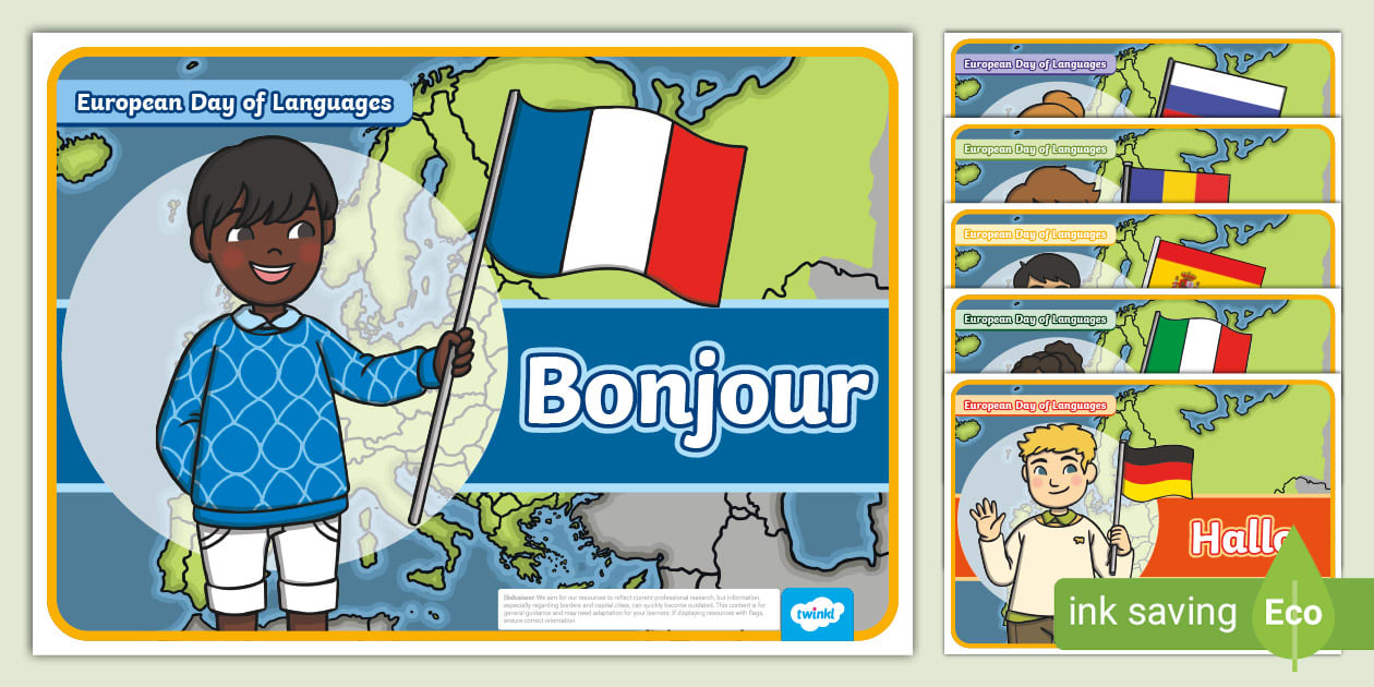👉 KS1 Display Posters - European Day of Languages