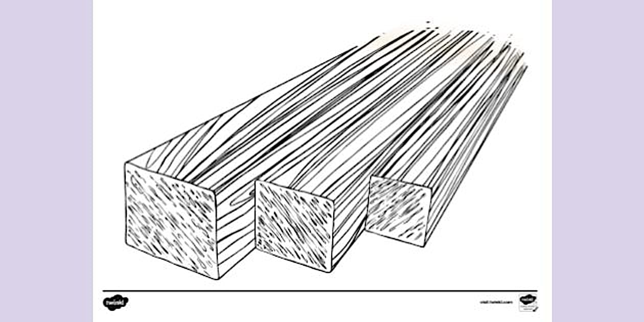 Wood Colouring Sheet | Colouring Sheets (Teacher-Made)