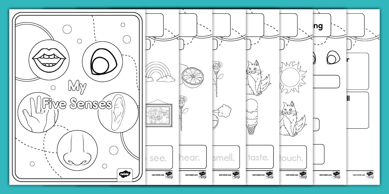 Five Senses Booklet Printable | Life Science | Twinkl USA