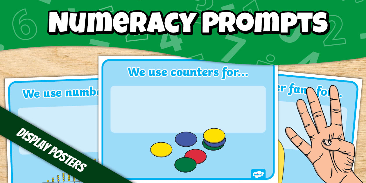 👉 Numeracy Prompts Display Poster