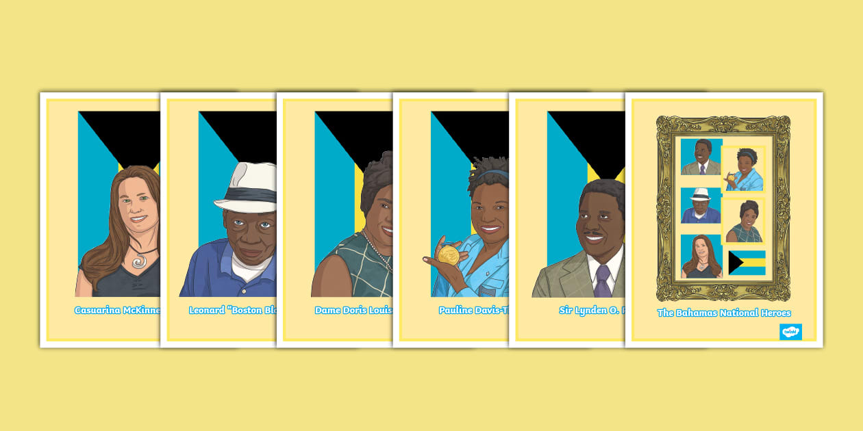 The Bahamas National Heroes Poster (teacher made) - Twinkl