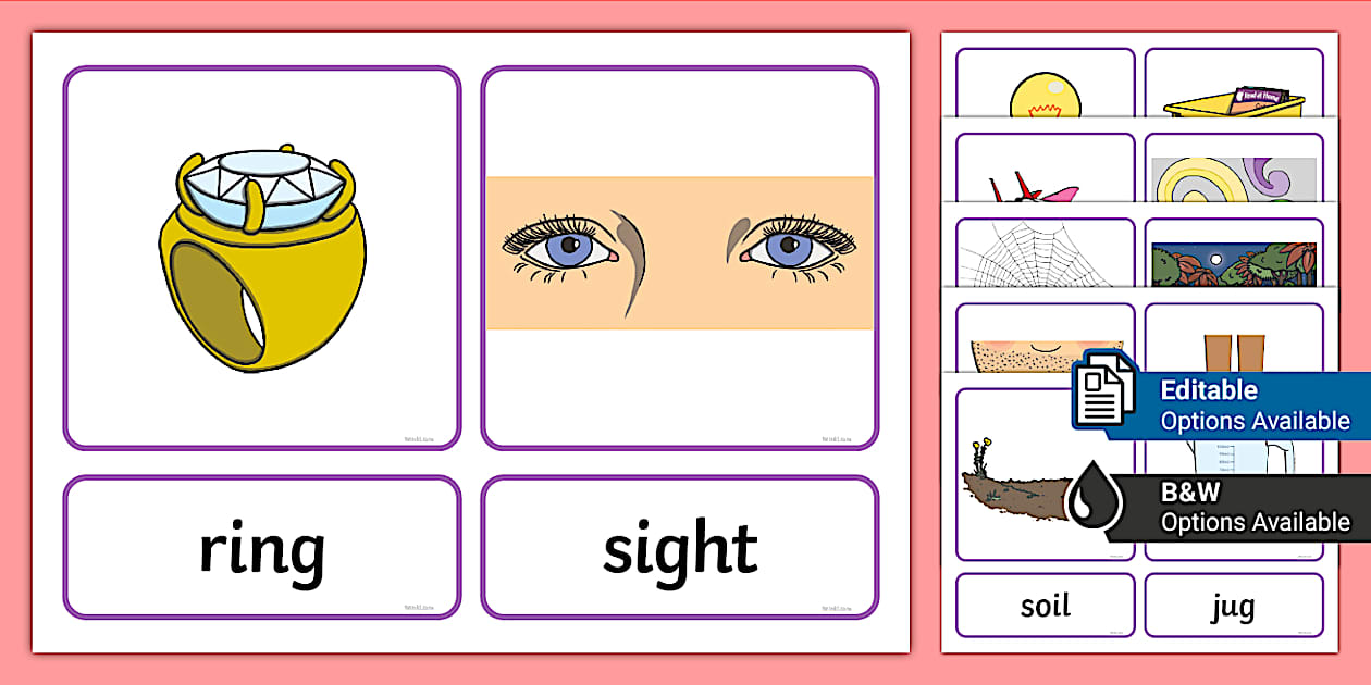 Cursive Phase 3 What's In The Box? Cards - Twinkl