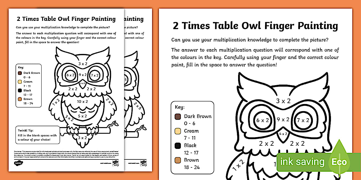 Owl Finger Painting Art Activity (Teacher-Made) - Twinkl